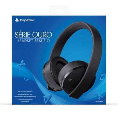 Headset Sem Fio Playstation Serie Ouro Ps4