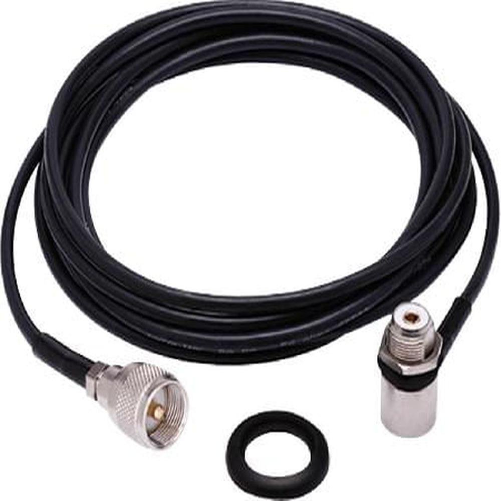 Cabo Coaxial Rg-58 3,5 Metros M-801K Conector Uhf