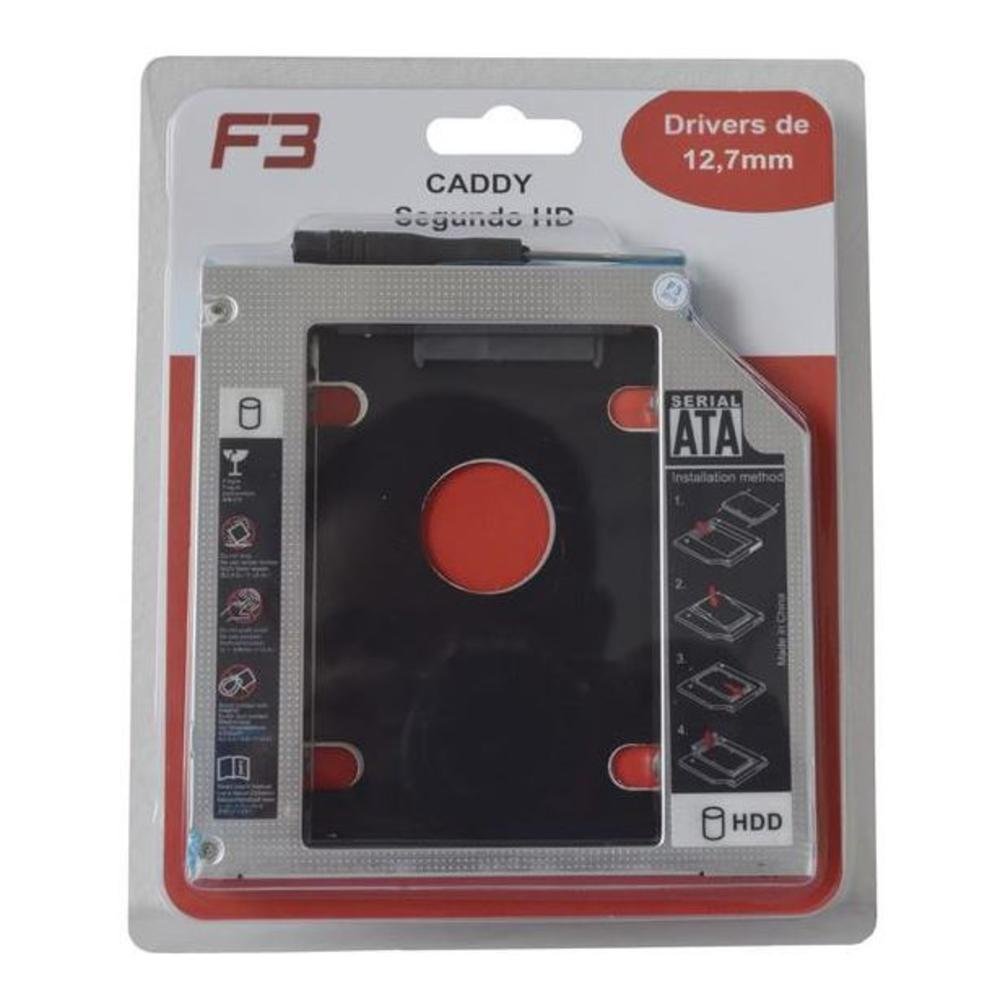 Case Caddy F3 P Notebook Sata 127mm