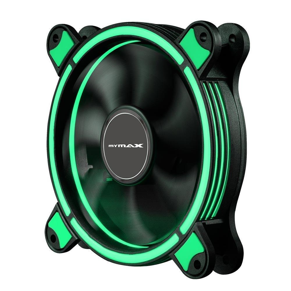 Cooler Fan MYMAX Ring 120mm Spectrum LED Verde Cooler Fan MYMAX Ring 120mm Spectrum LED Verde