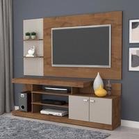 Painel Permobili Para TV 55 Polegadas E Rack 2 Portas Viena