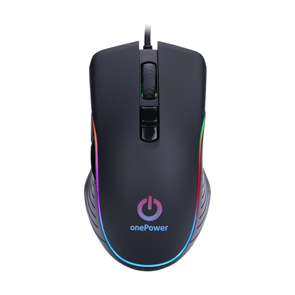 Mouse Gamer OnePower Striker, RGB, 3200 DPI, com Fio - MO-505 | KaBuM!