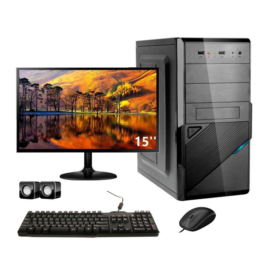 PC Completo Corporate I3, 8GB, HD 1TB + Monitor 15" | KaBuM!
