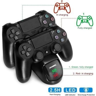 Carregador Duplo De Controle Dualshock Usb PS4 Slim PS4 Pro