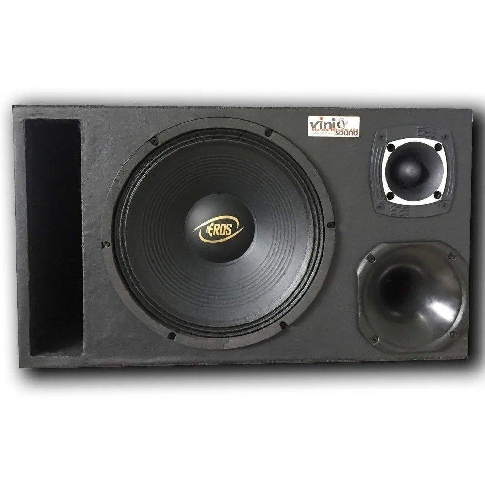 Caixa Trio Eros E-450Lc Black 450Wrms | Kabum!