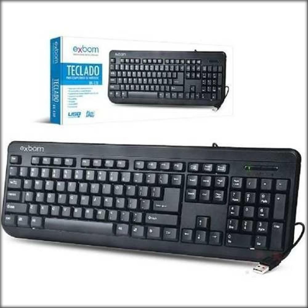 Teclado Usb Standard Exbom Bk102 Kabum