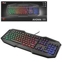 Teclado Gamer Trust Gxt Avonn Rgb Kabum