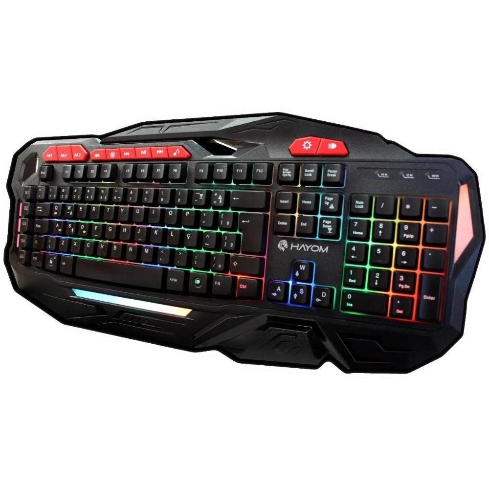 Teclado Gamer Com Multimidia Led Rgb Kabum