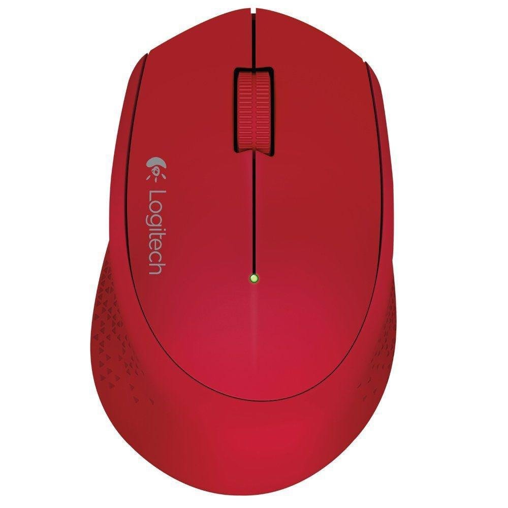 Mouse Logitech Sem Fio M280 Vermelho | Kabum!