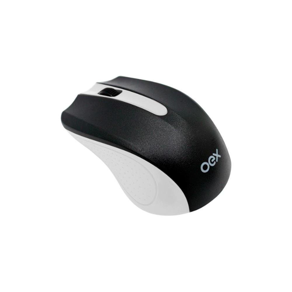 Mouse Wireless Experience Oex Pretobranco MS404