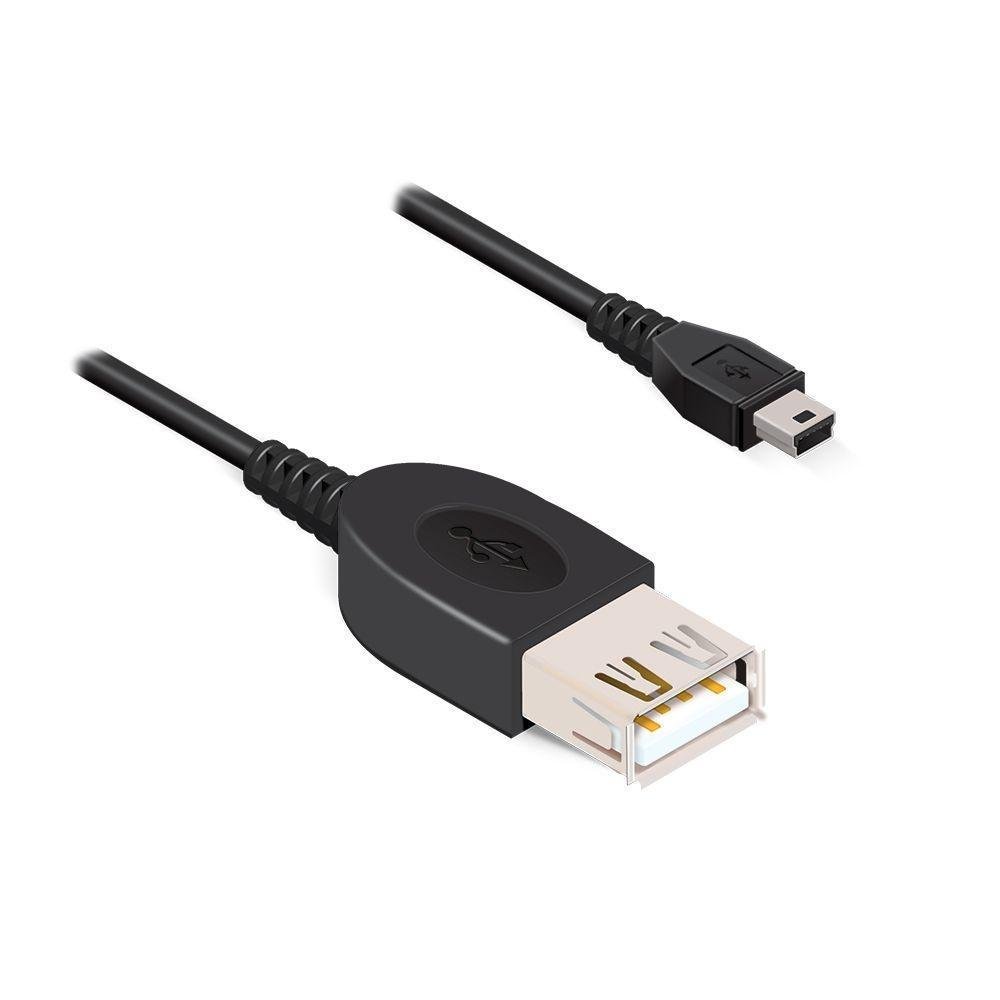 Cabo Mini Usb Macho Para Usb 20 Fêmea 05 Metro