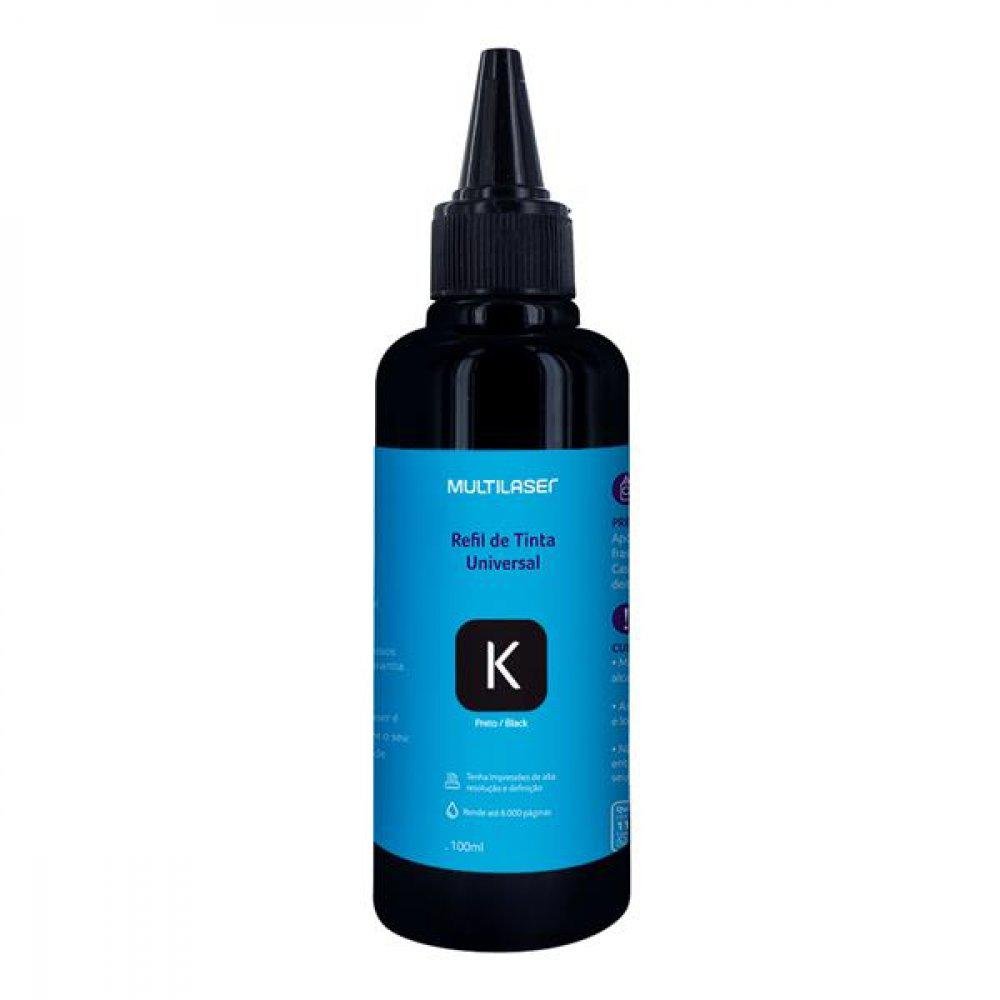 Refil De Tinta Universal 100Ml Preto | Kabum!