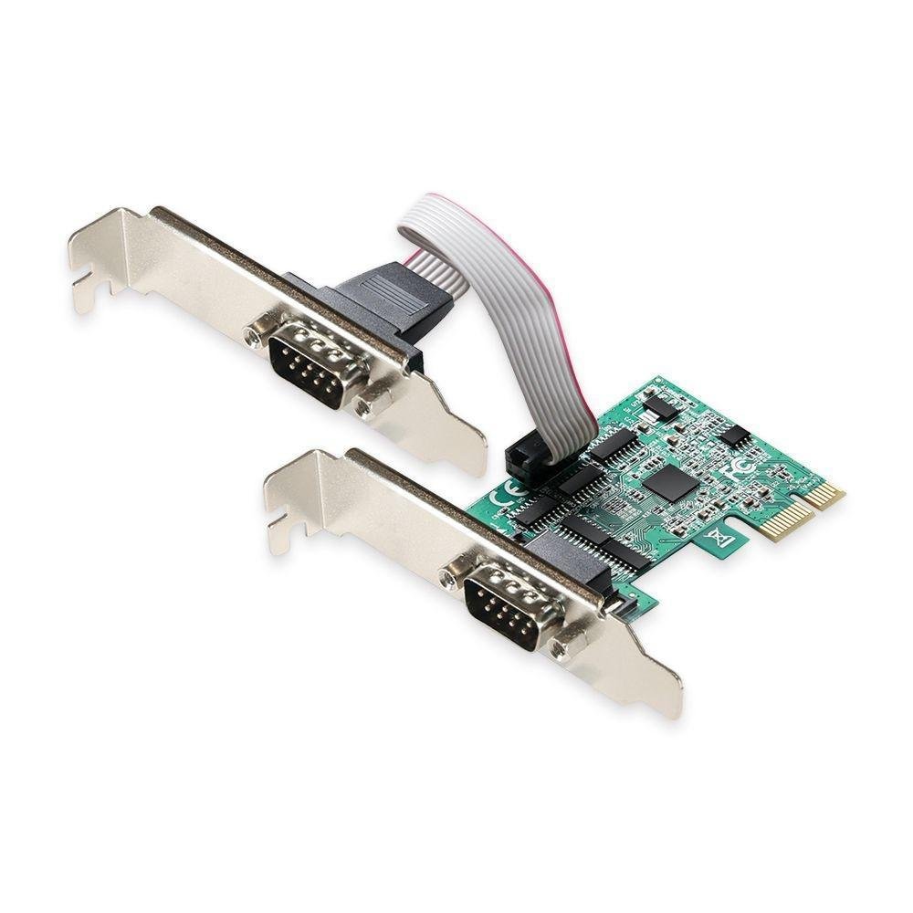 Placa Pci Express Low Profile 2 Portas Seriais