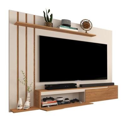 Painel Para Tv Até 60 Polegadas Classic - Off White Com Nature - Rpm ...