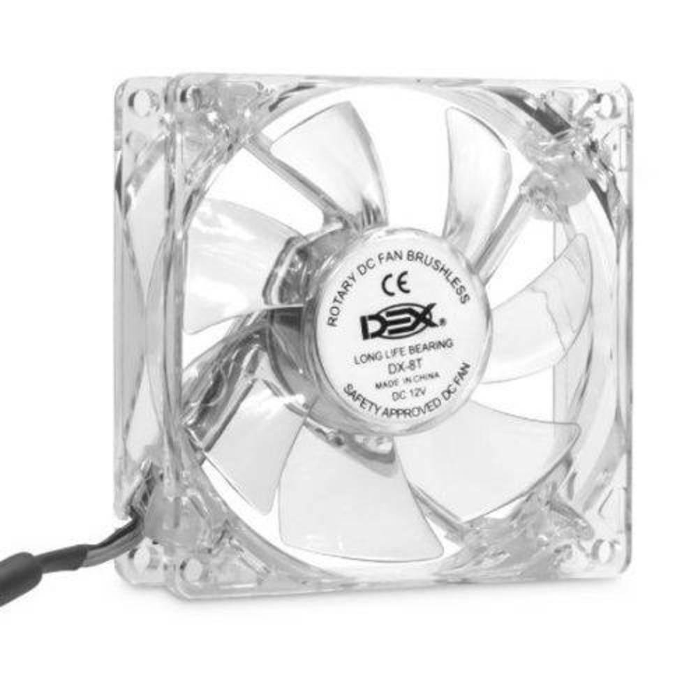 Cooler FAN Dex 80mm, LED Branco | KaBuM!