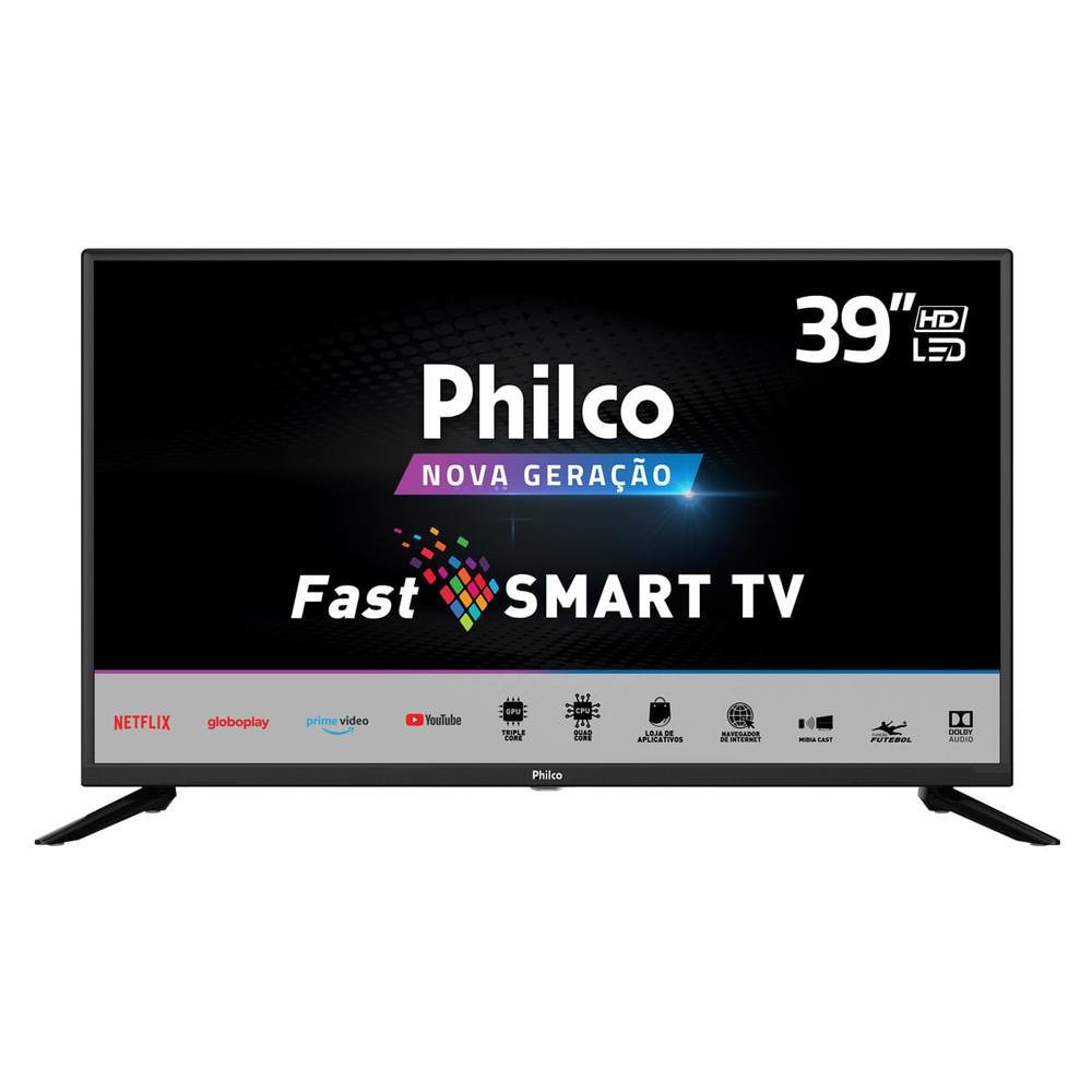Smart TV LED Philco 39 Polegadas Netflix, Bivolt - PTV39G60S | KaBuM!