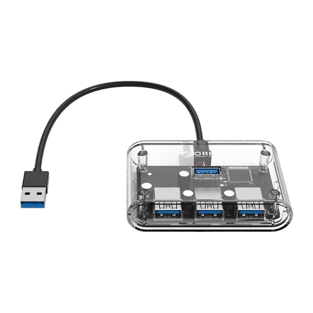 Hub Transparente 4 Portas Usb30 Orico Lv1u34a