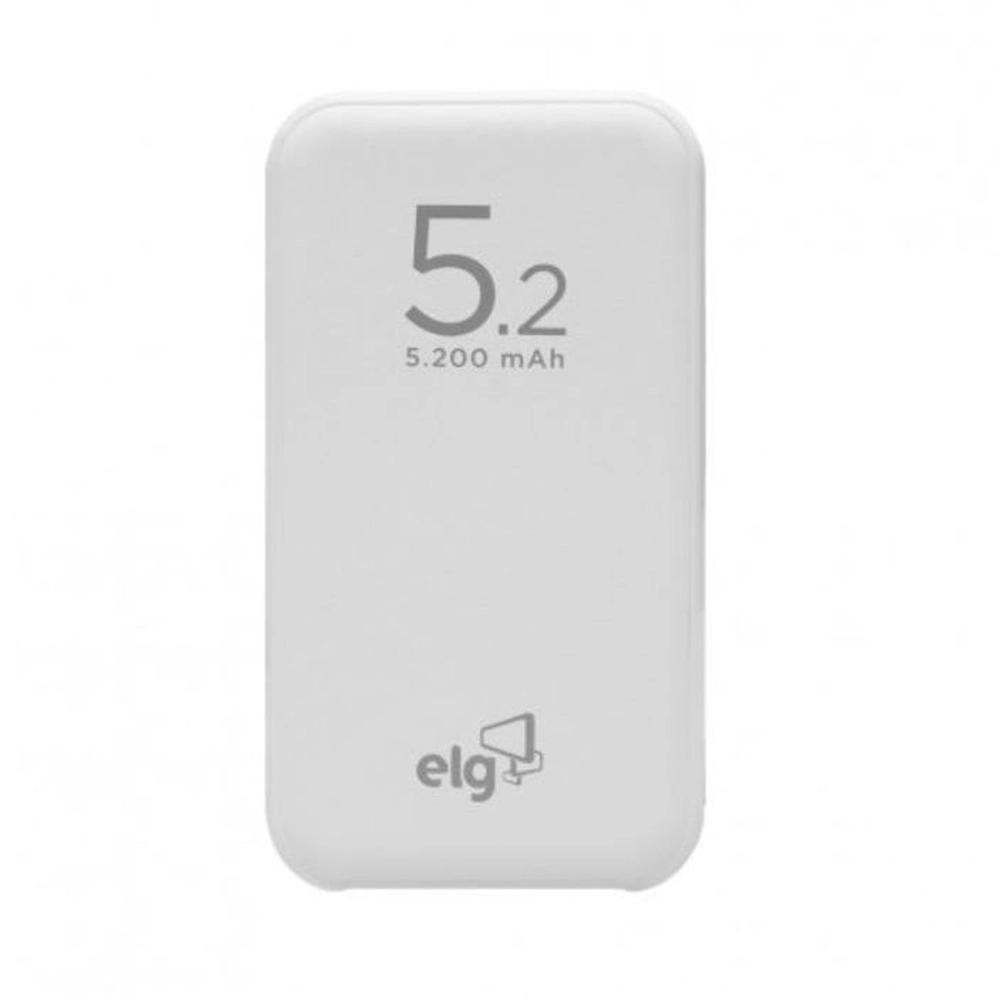 Carregador Portatil ELG Power Bank PB65 6 500 MAH USB Branco KaBuM carregador-portatil-elg-power-bank-pb65-6-500-mah-usb-branco-kabum