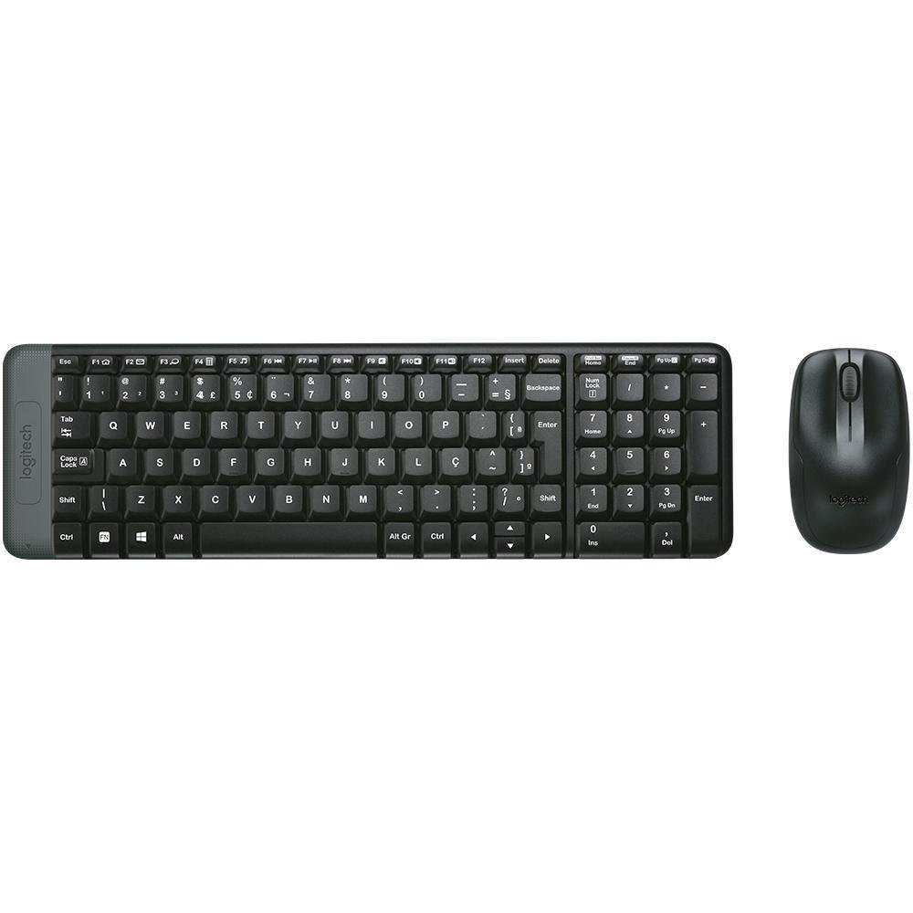 Kit com 02 Teclados e Mouses Sem Fio, Logitech Mk220, Wireless, Mini ...