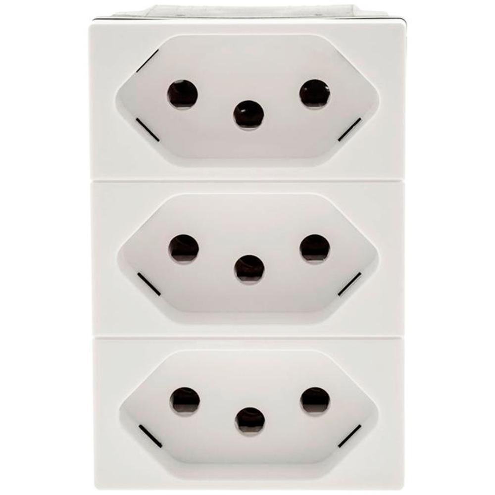 Módulo Tomada Legrand Pial Plus Triplex 2pt
