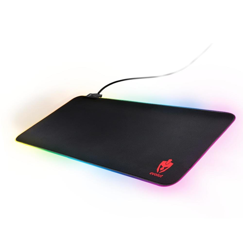 Mouse Pad Gamer Evolut Com RGB Colorido Grande 70x30cm Base Speed ...