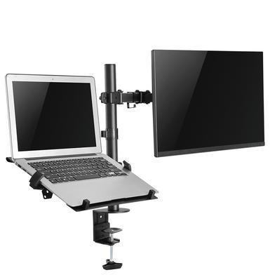 Suporte De Mesa Duplo Para Monitor E Notebook