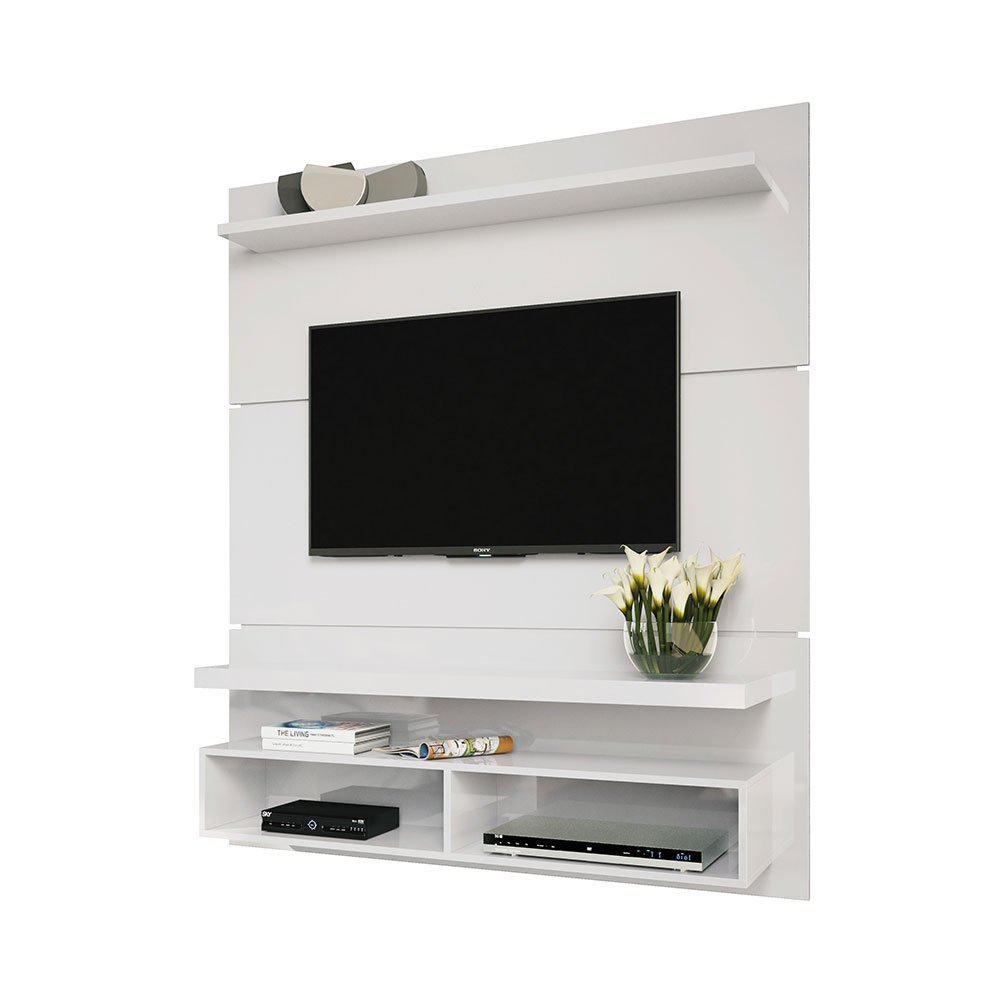 Painel Suspenso Para Tv De Até 50 Polegadas Hb Móveis Life 1.3, Branco