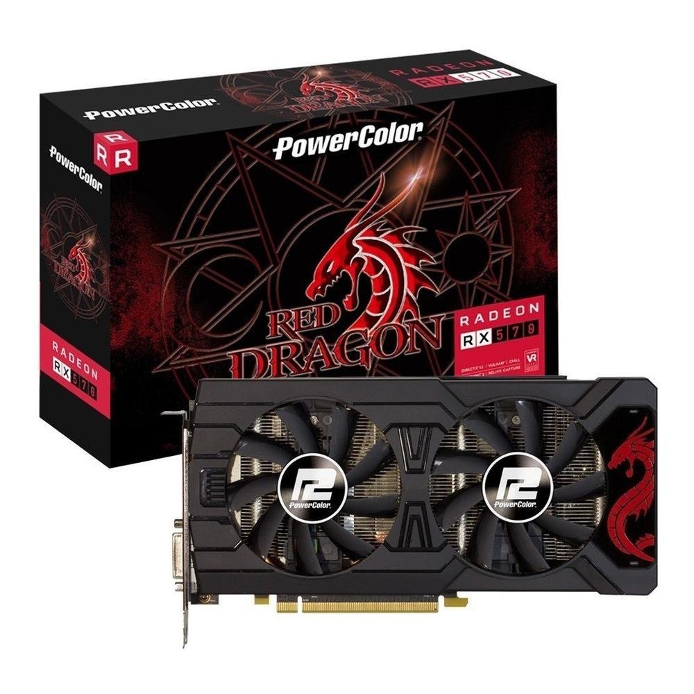 Placa De Video Powercolor Amd Radeon Rx 570 4gb