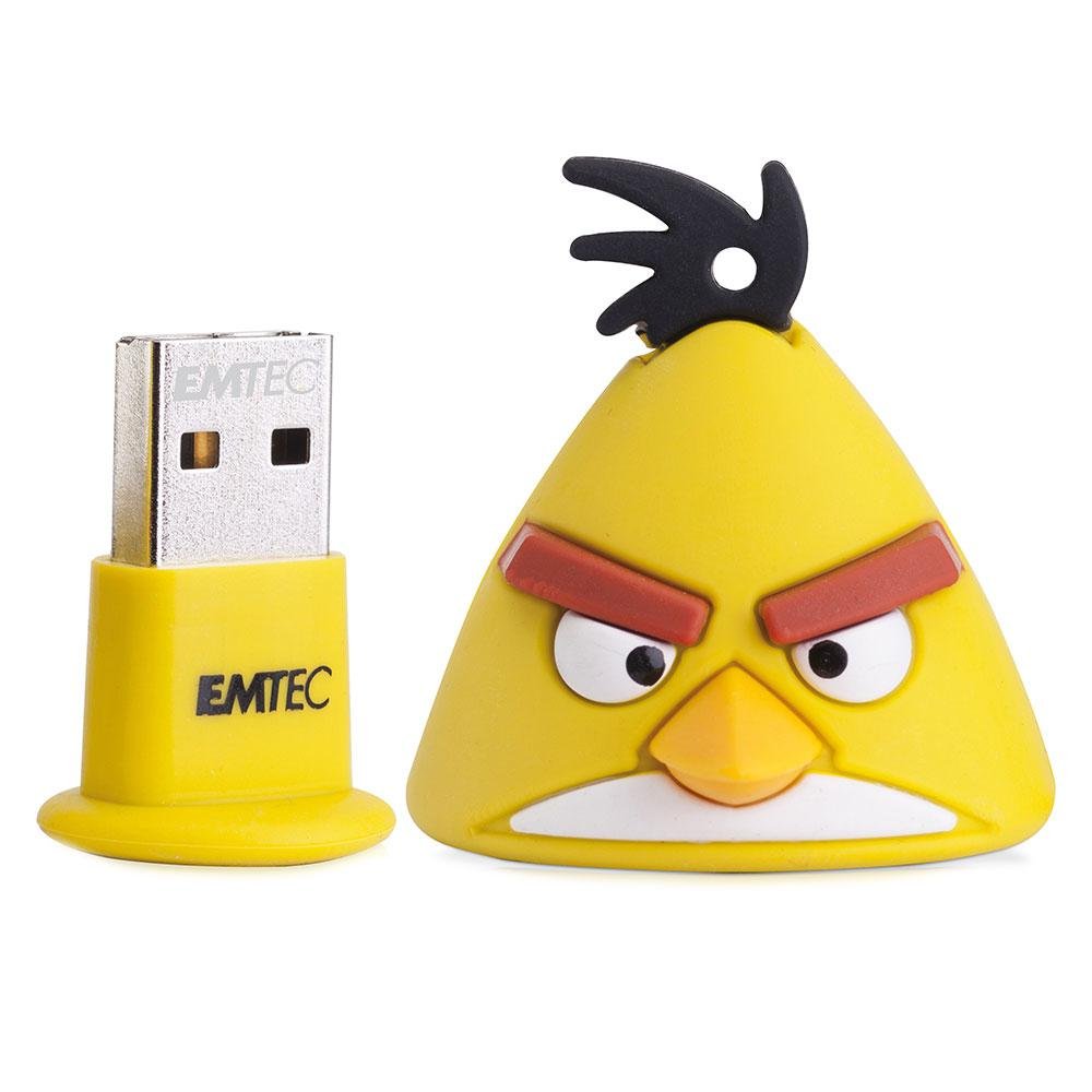 Pen Drive Emtec Angry Birds Yellow | Kabum!