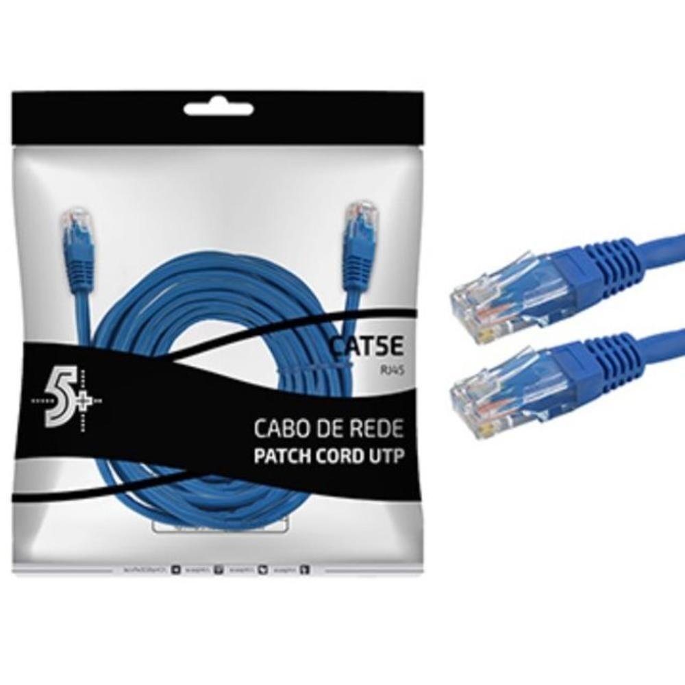 Cabo De Rede Cat5e Chip SCE Patch Cord 30M KaBuM