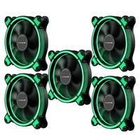 Kit 5pcs Cooler Fan Ring 120mm Spectrum Led Verde