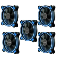 Kit 5pcs Cooler Fan Ring 120mm Spectrum Led Azul