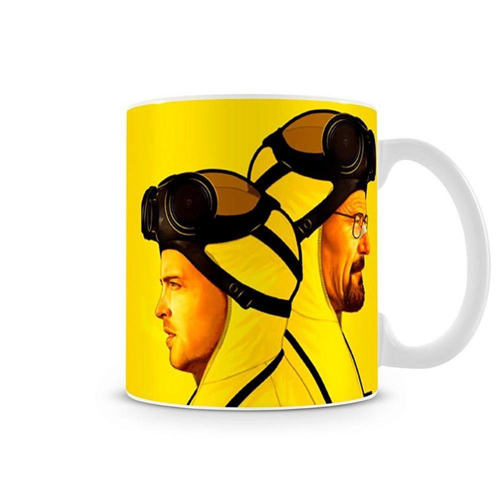 Caneca Breaking Bad Walter Jesse Yellow
