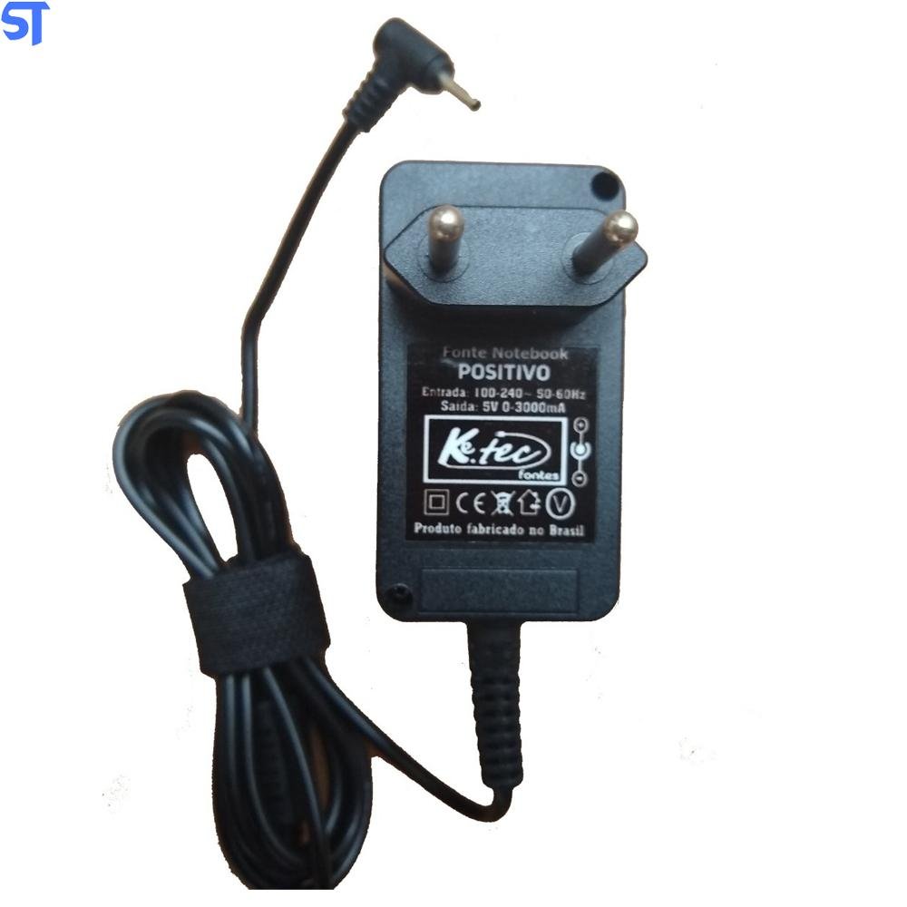 Fonte Carregador Notebook Positivo 5v 3a 15w Motion Q464c - Escorrega o ...