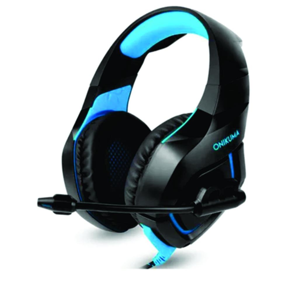 Headset Onikuma K1b Preto-azul Led - Nfe