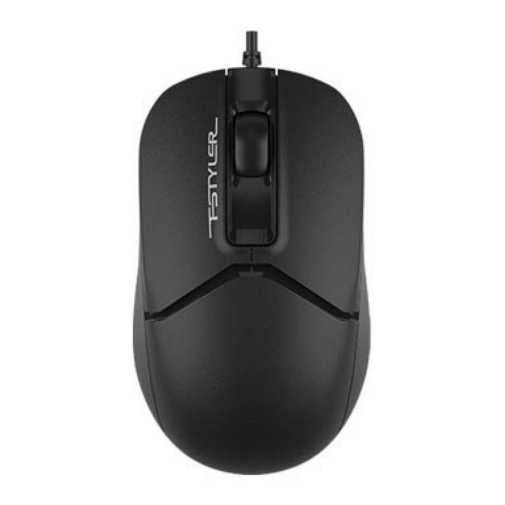 Mouse Com Fio A4 Tech USB 1000 DPI Fm12 Optico 3 Botoes Preto | KaBuM!
