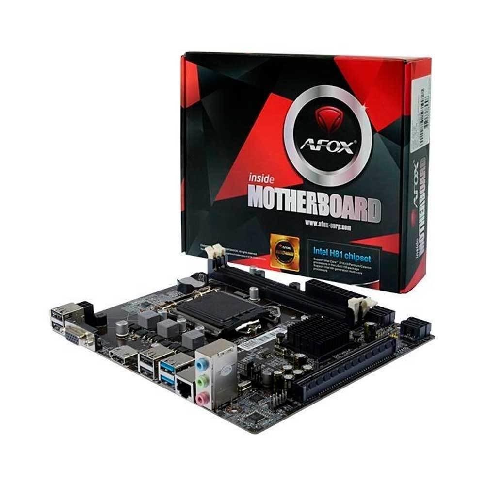 PlacaMe Afox H81 Intel LGA 1150 mATX DDR3 IH81MA5