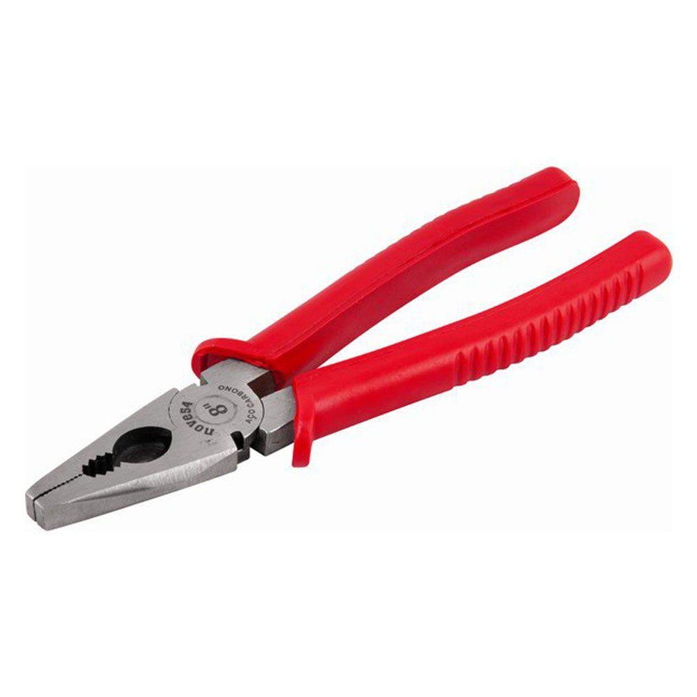 Alicate Universal 8’’- 203 Mm Aço Carbono Polido Hobby Nove54