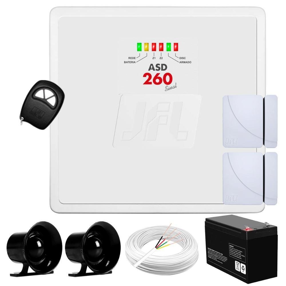 Kit Central De Alarme Residencial Com Discadora