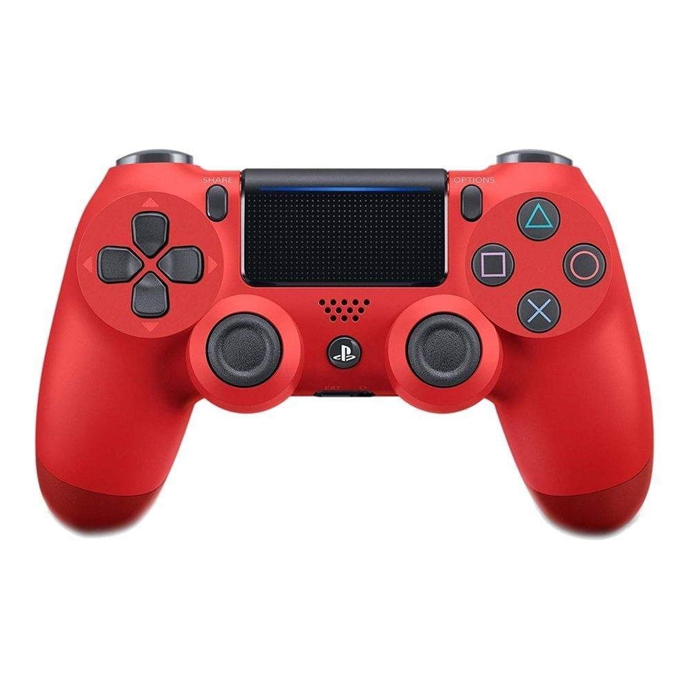 Controle Sem Fio Dualshock 4 Sony, Red - Ps4 | KaBuM!