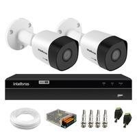 Kit 2 Câmeras Bullet Hd 720p Vhd 3120 B G6 36mm