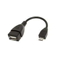 Cabo Otg Micro USB Para USB Femea Lelong | KaBuM!