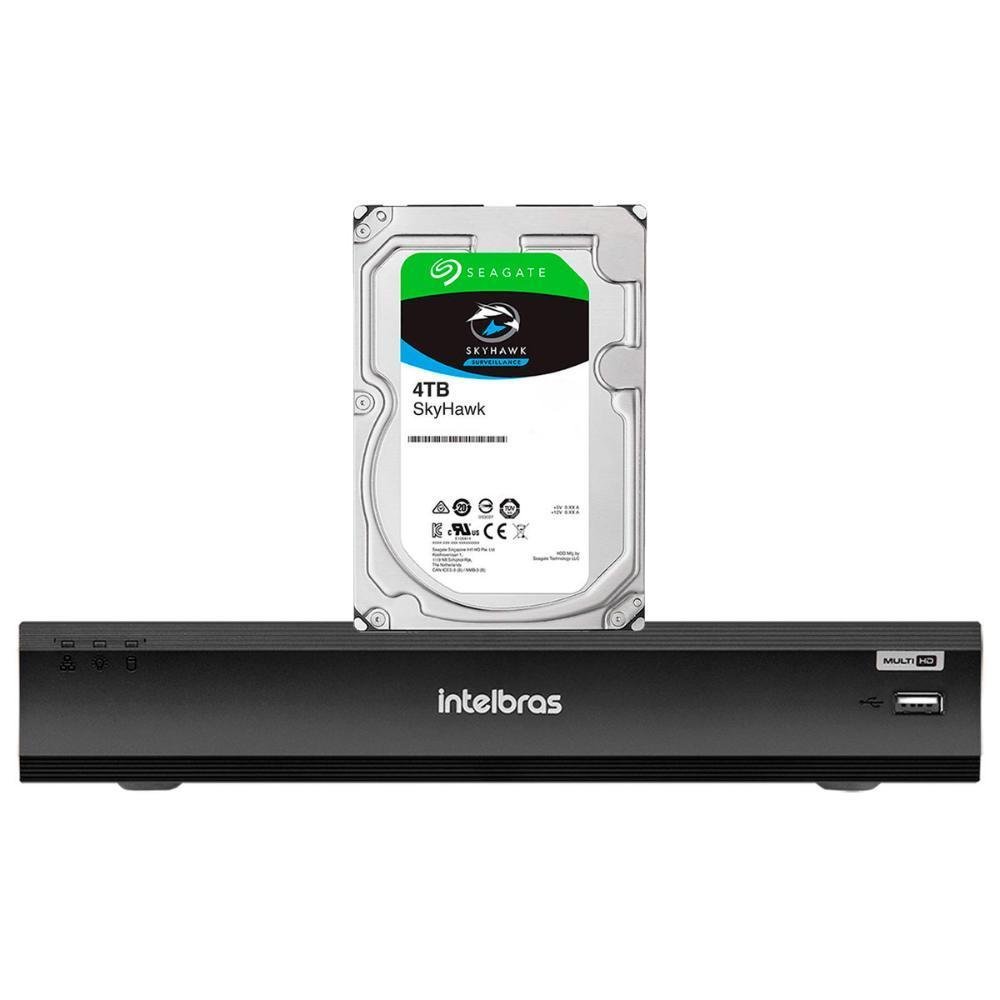 Dvr Gravador Vídeo Digital Inteligente Intelbras Imhdx 3004 4 Canais ...