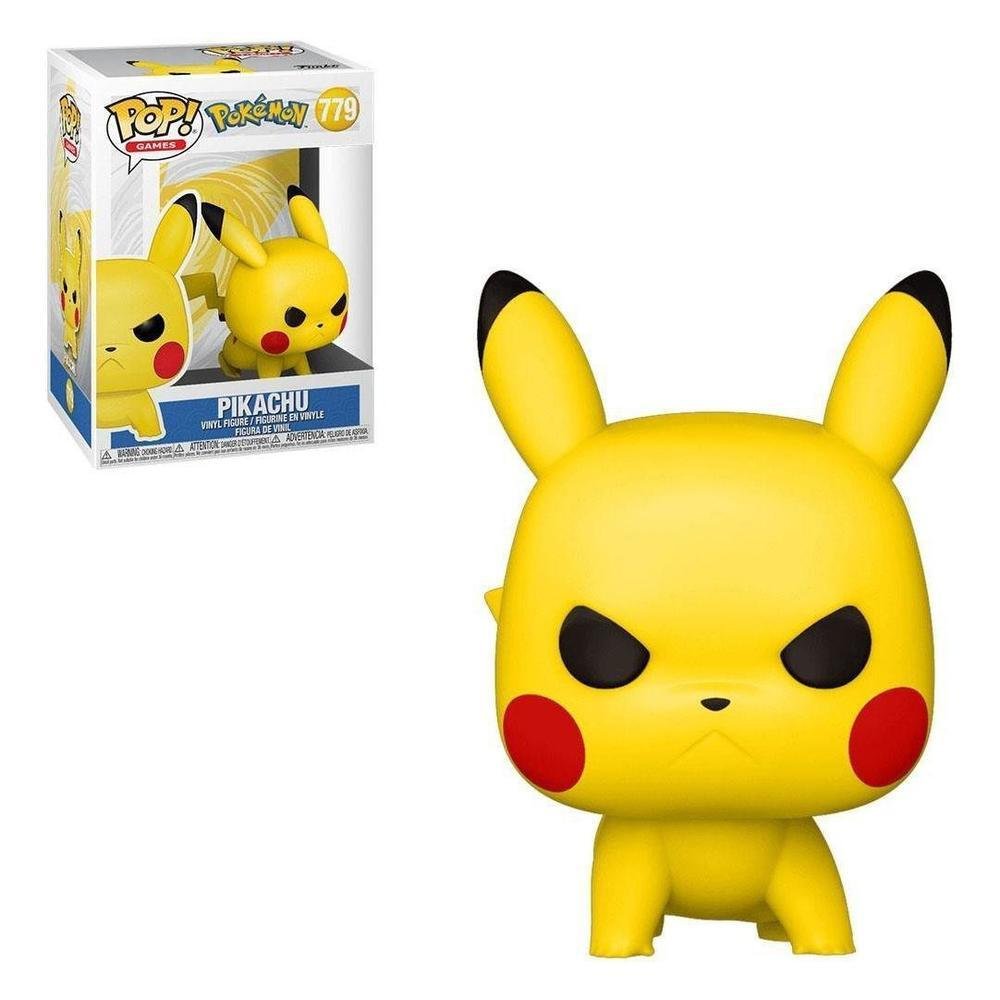 Funko Pop Games Pokémon Pikachu Angry Crouching