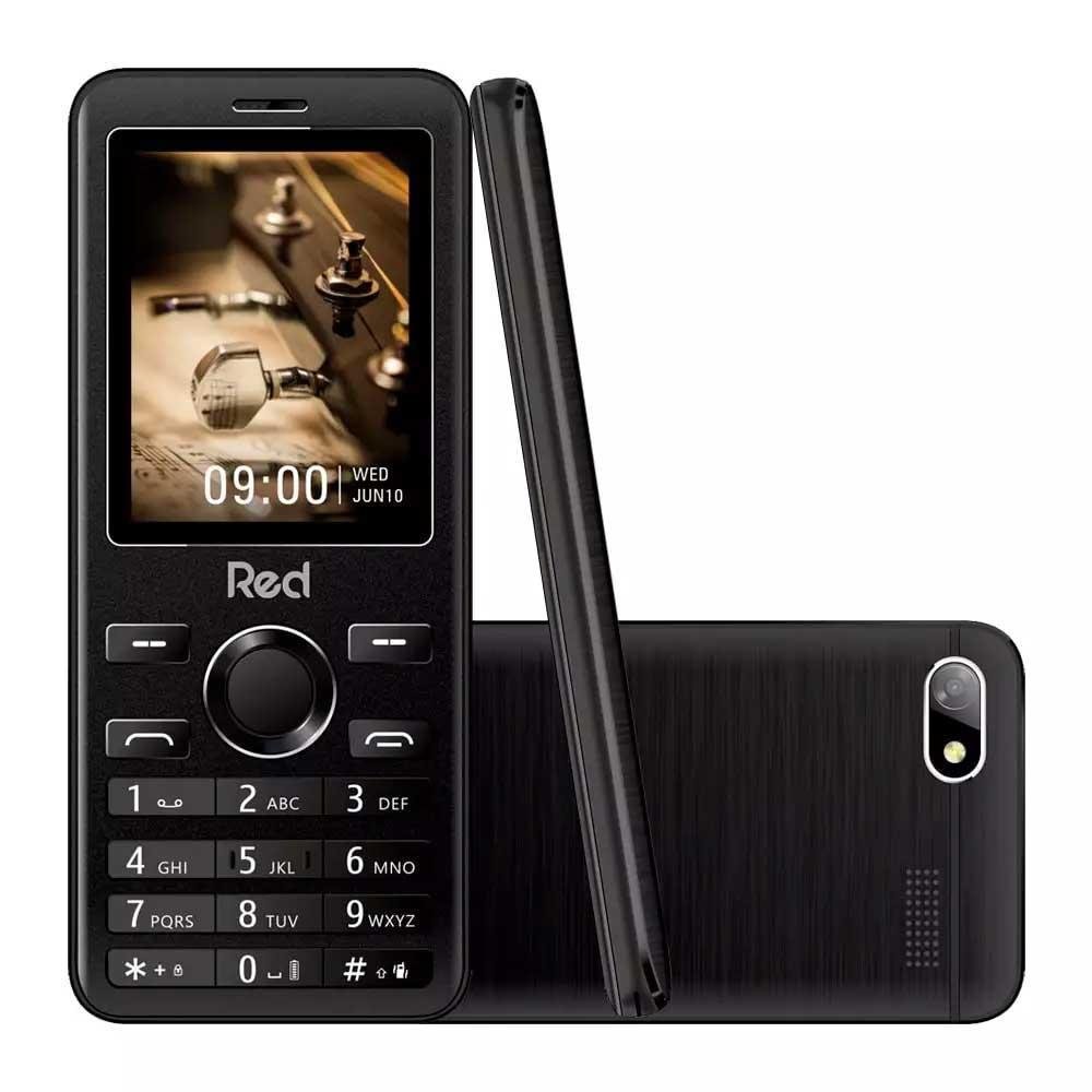 Celular Red Mobile Prime 2.4 M012f Dual Chip Preto