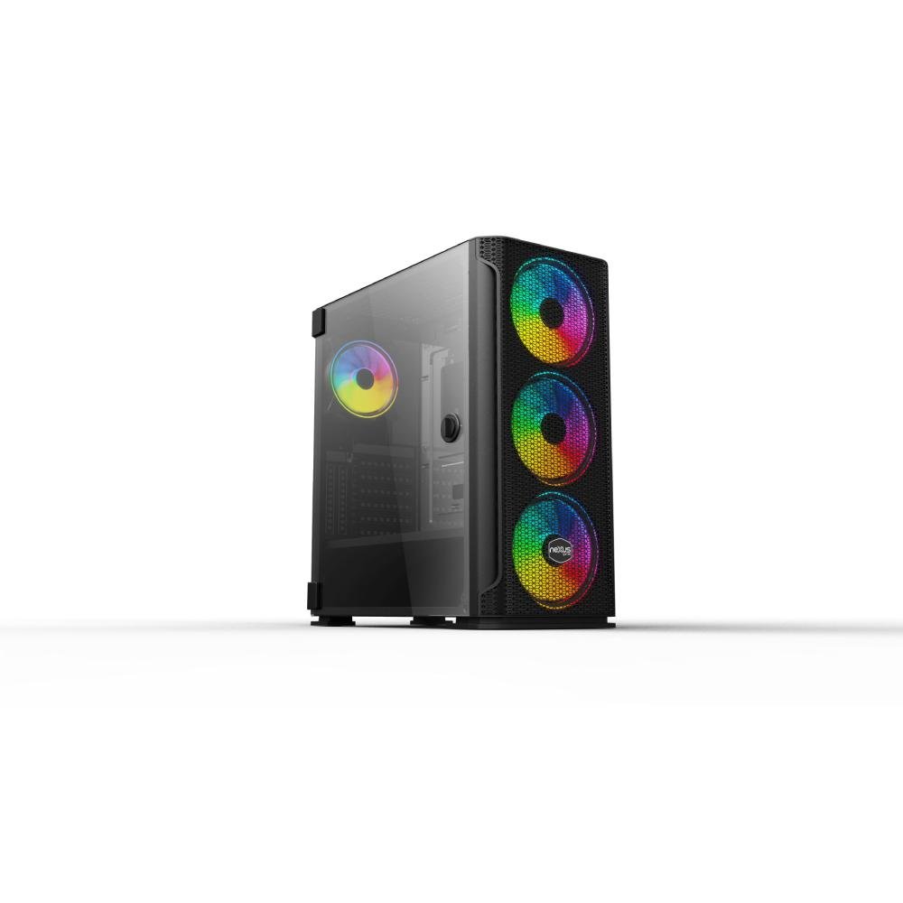 Gabinete Nexus Gamer Krypton Ax1-b20 Mid Tower Preto Nexus