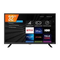Smart Tv LED 32 HD Philco Roku Tv QuadCore KaBuM