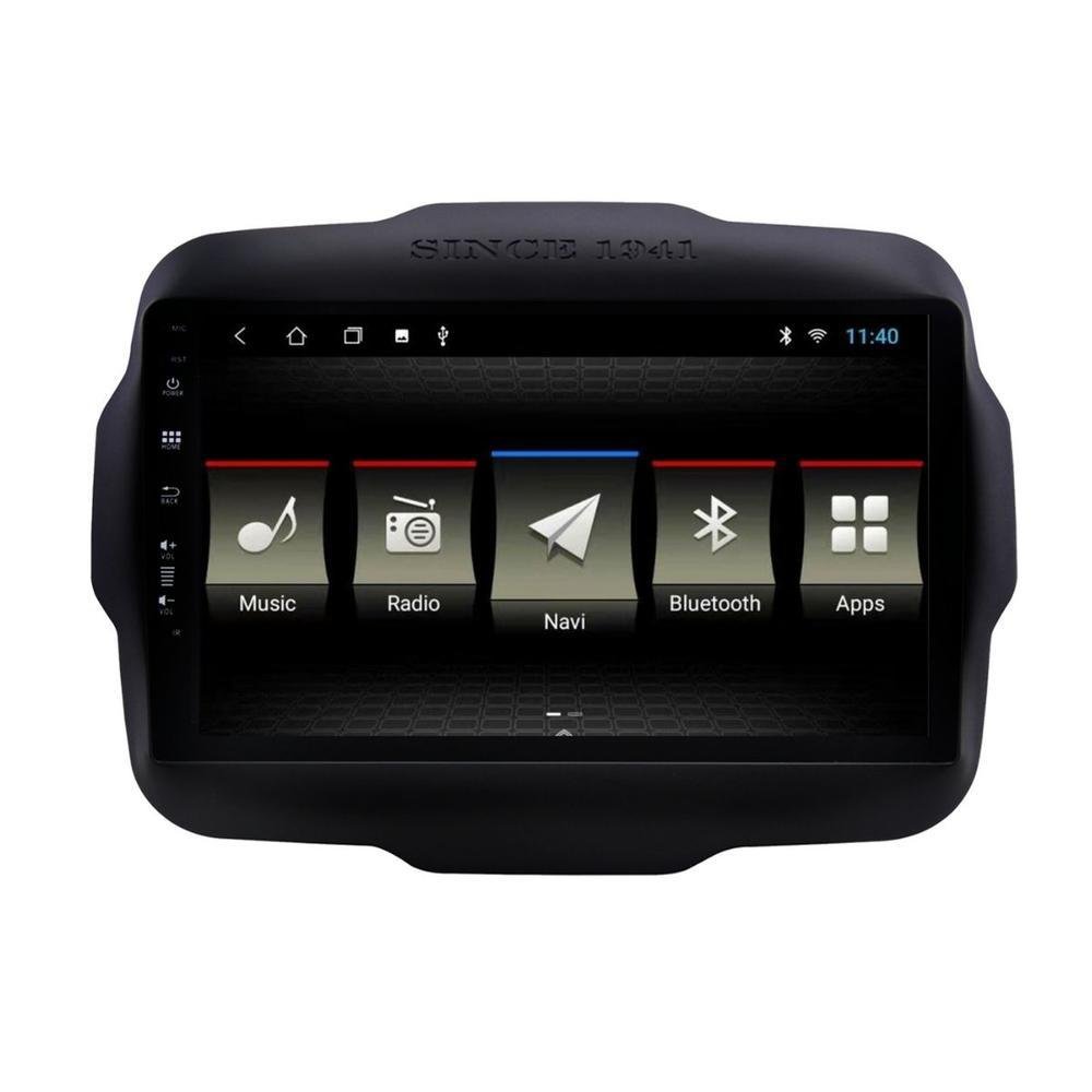 Central Multimidia Slim C Moldura 9 Polegadas