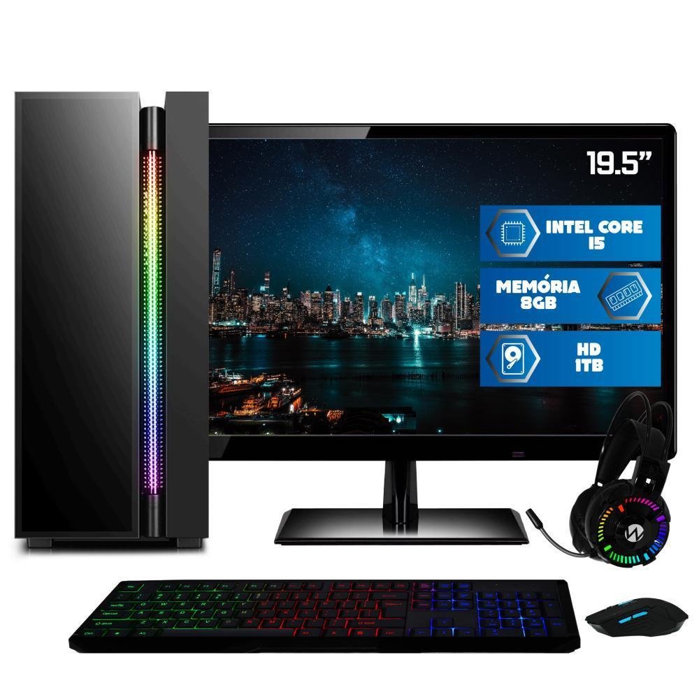 Pc Completo Intel Core I5 8gb Monitor 19 | KaBuM!