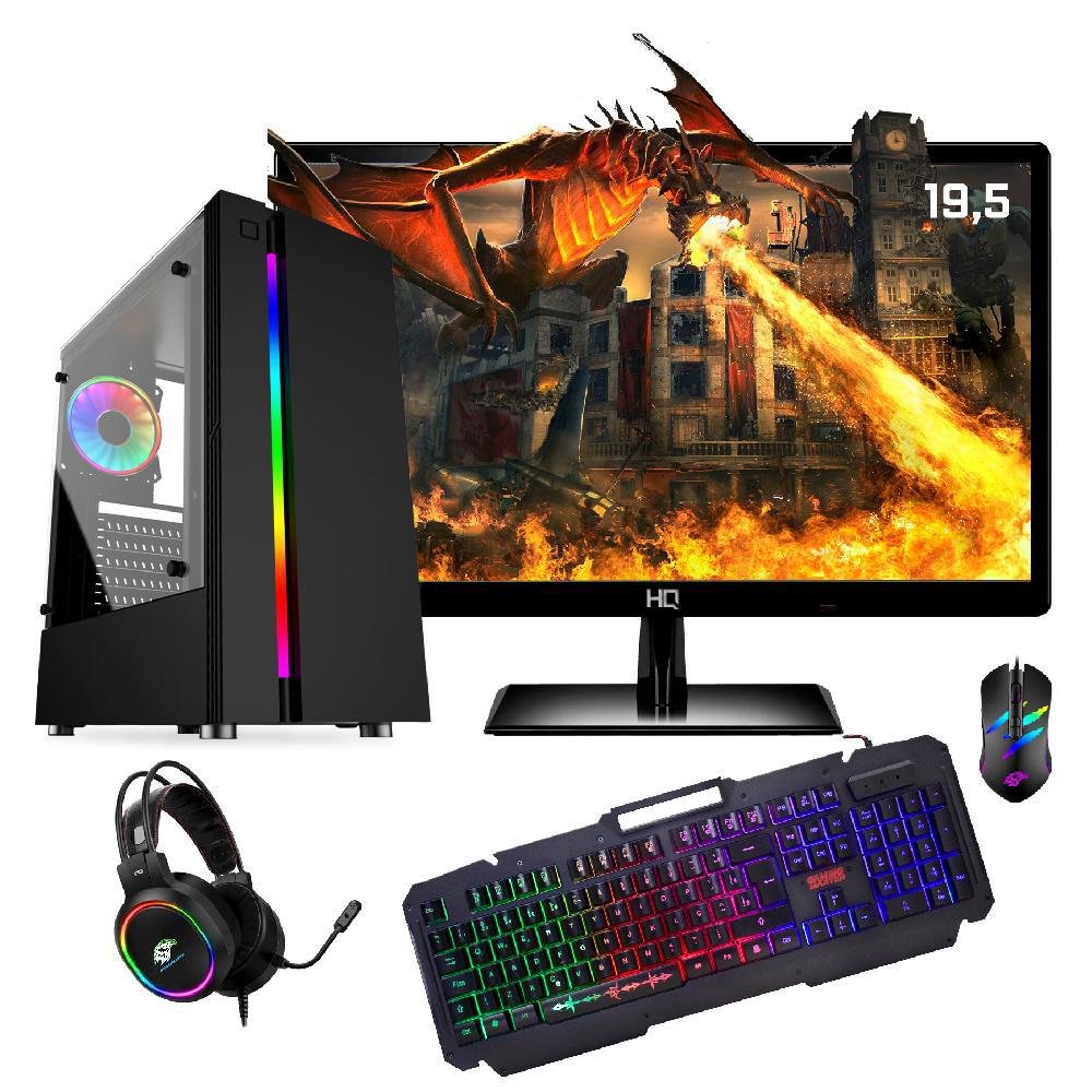 PC Gamer Completo I5 3.70GHz 4ª Gen + Monitor 19.5" | KaBuM!